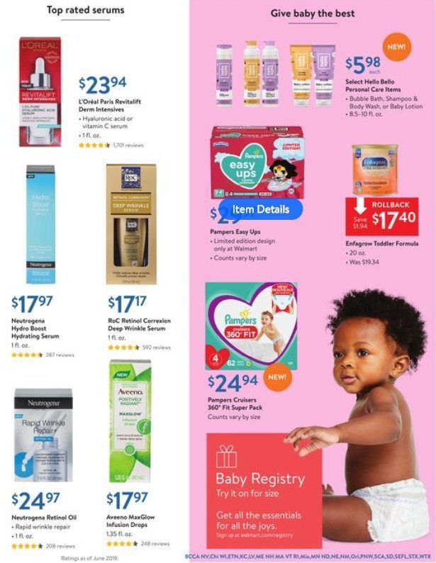 Walmart Weekly Ad Aug 11 – Aug 29, 2019