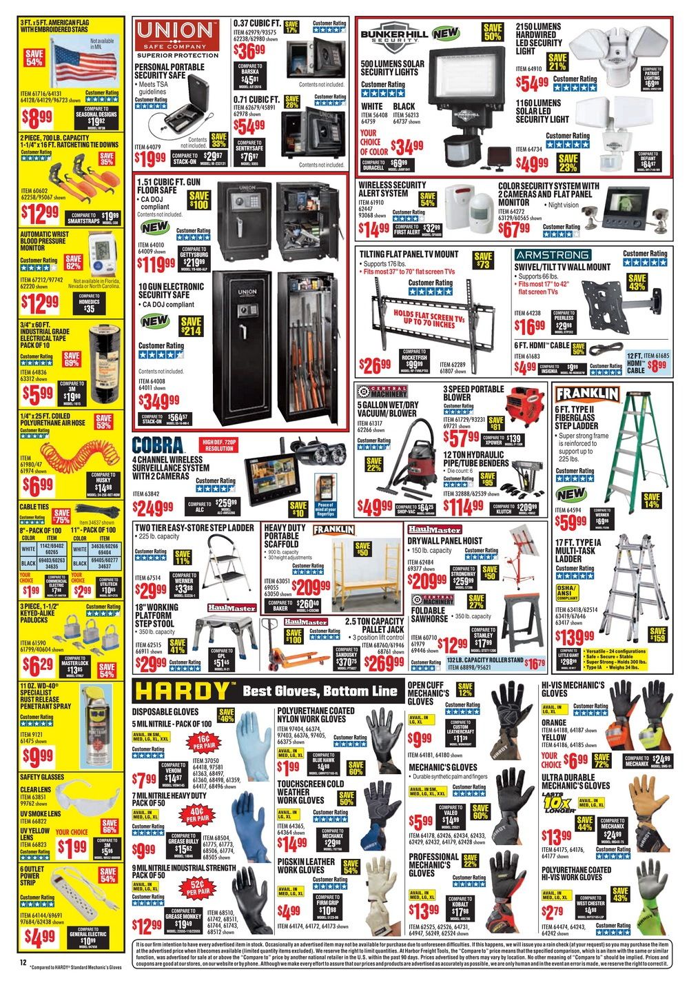 Harbor Freight Monthly Ad August, 2019