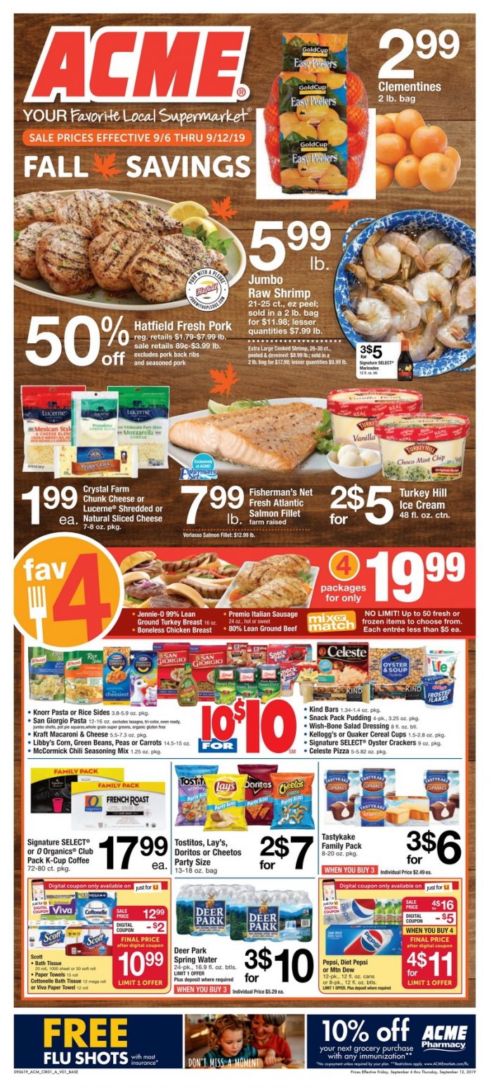 Acme Weekly Ad Sep 06 – Sep 12, 2019