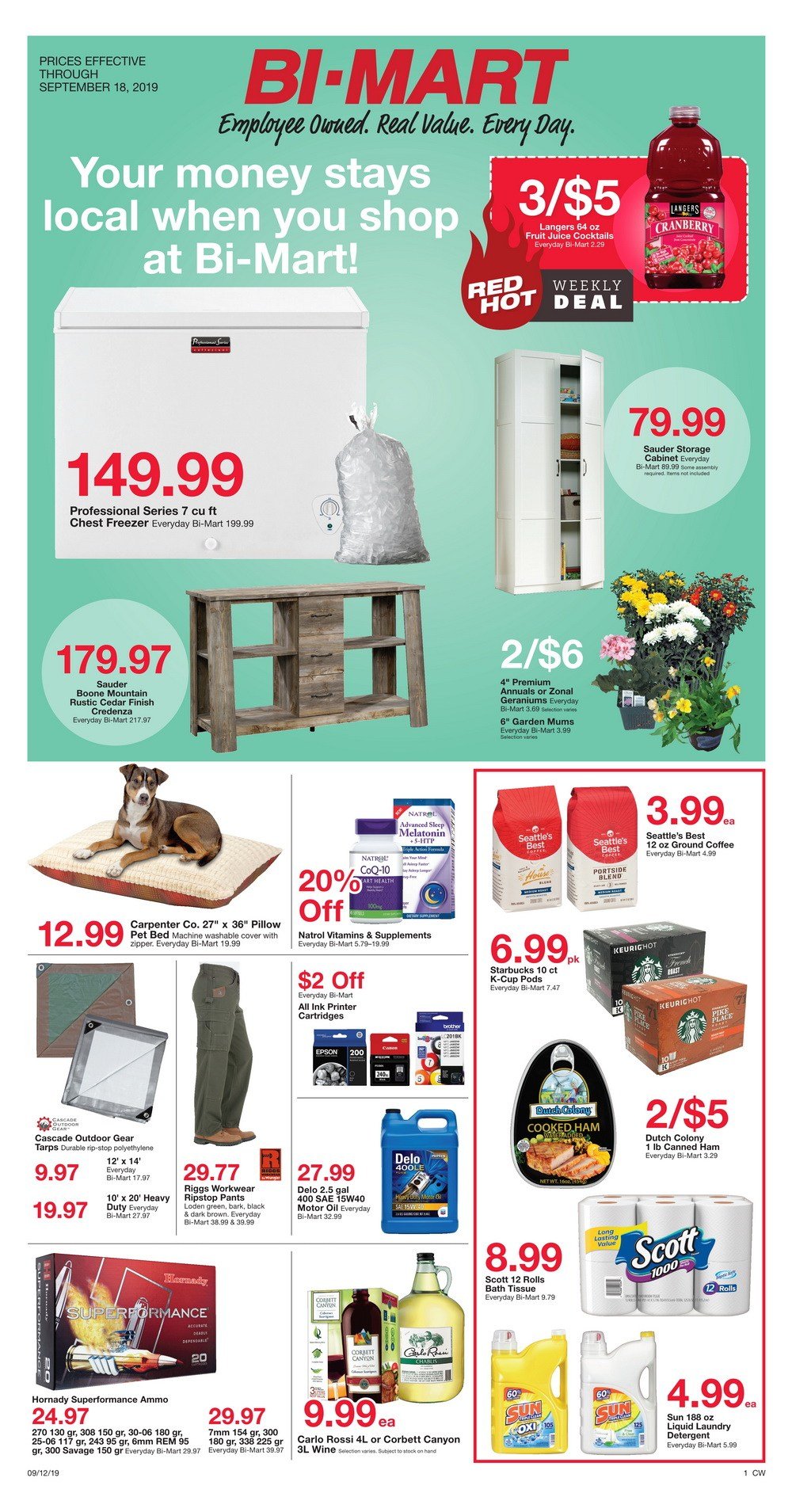 Bi Mart Weekly Ad Sep 12 – Sep 18, 2019