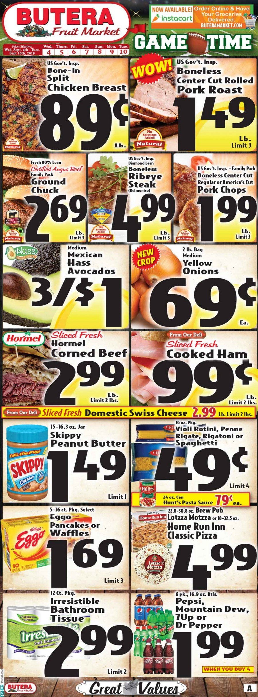 Butera Weekly Ad Sep 4 – Sep 10, 2019