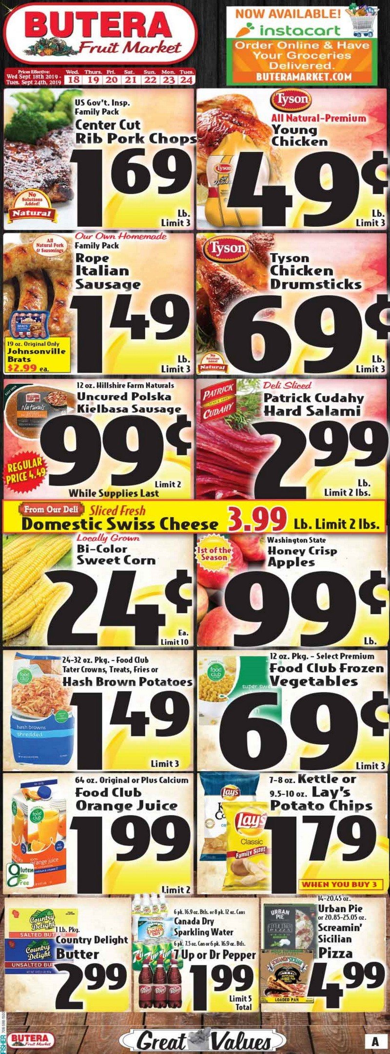 Butera Weekly Ad Sep 18 – Sep 24, 2019