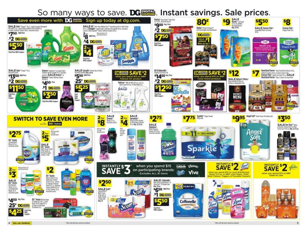 Dollar General Weekly Ad Sep 15 – Sep 21, 2019