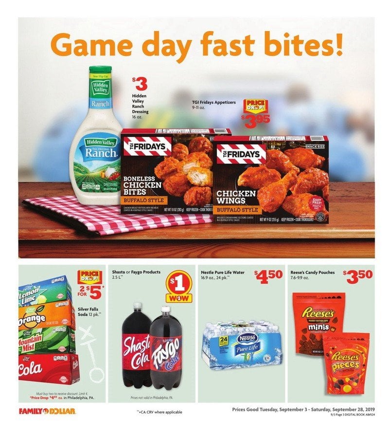 Family Dollar Weekly Ad Sep 15 – Sep 21, 2019