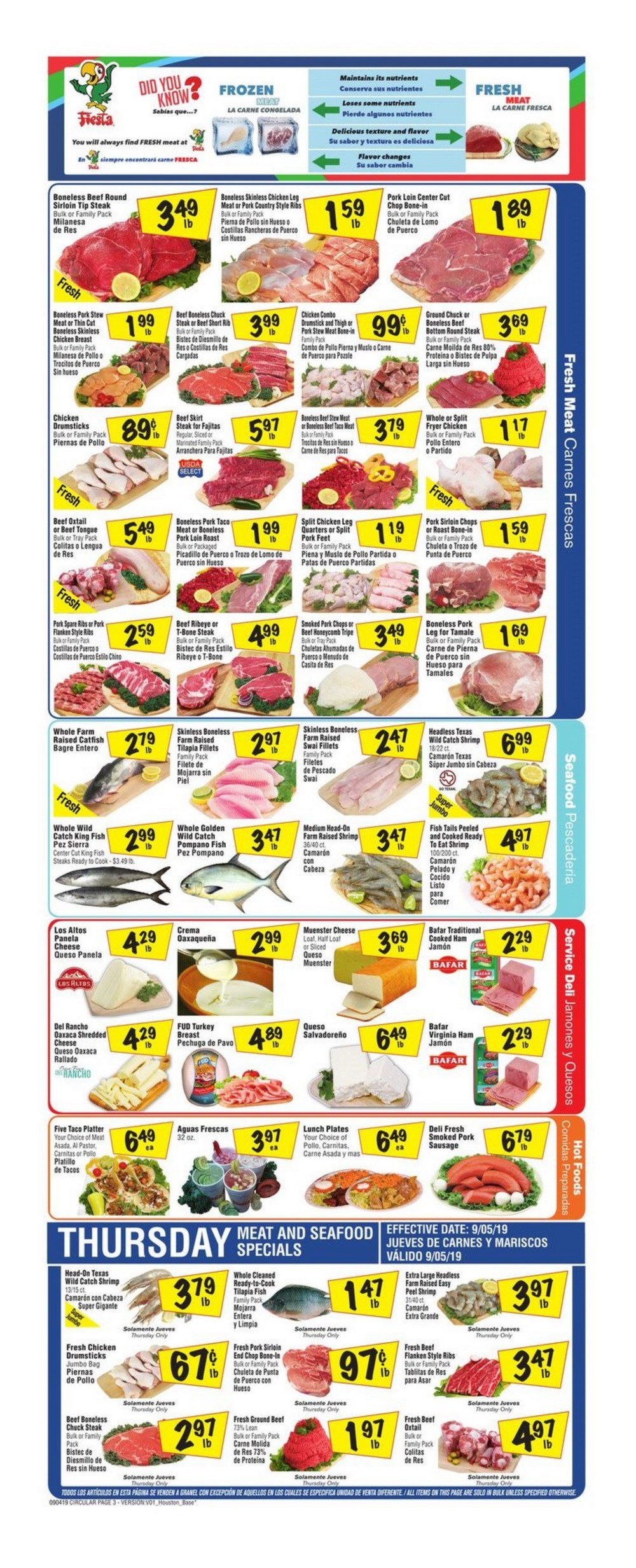 Fiesta Mart Weekly Ad Sep 4 – Sep 10, 2019