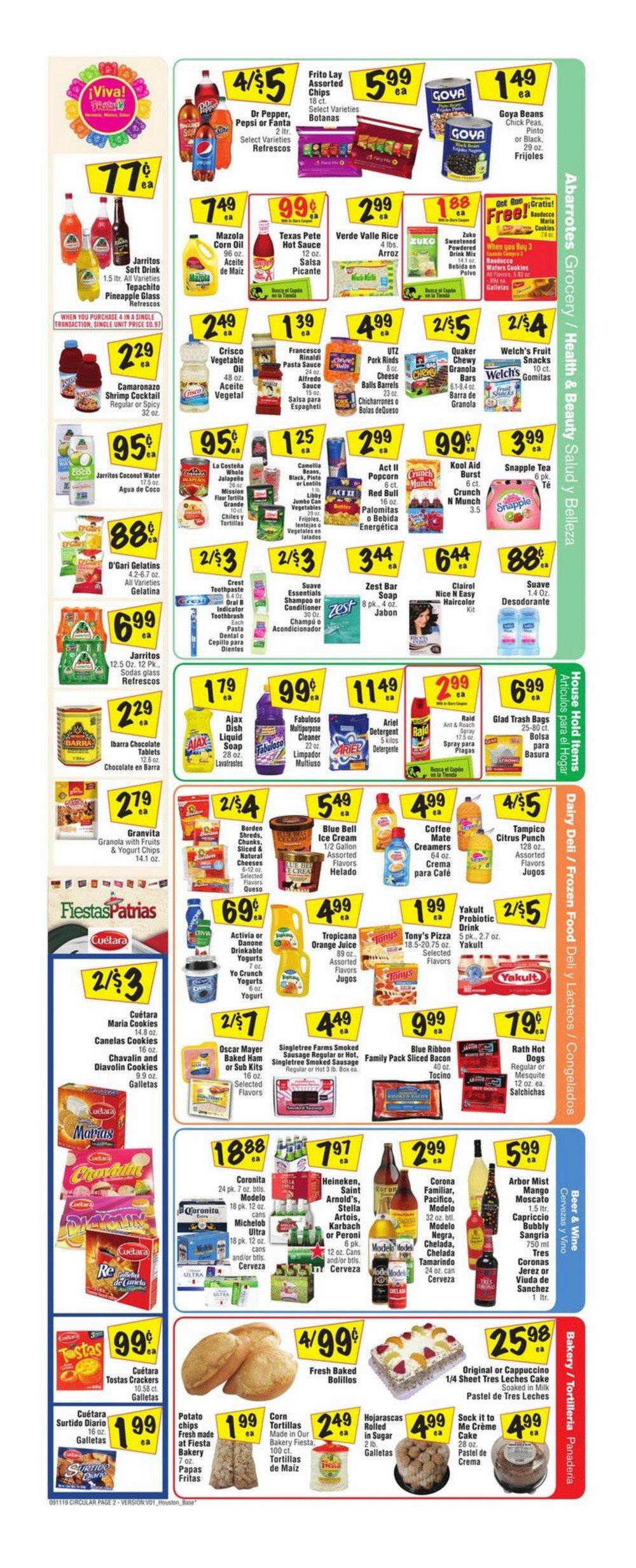 Fiesta Mart Weekly Ad Sep 11 – Sep 17, 2019