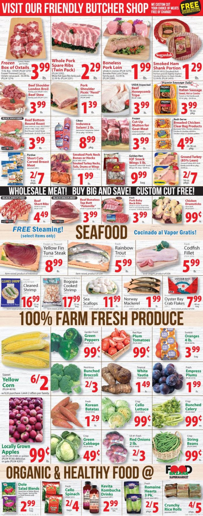 Food Bazaar Weekly Ad Sep 05 – Sep 11, 2019