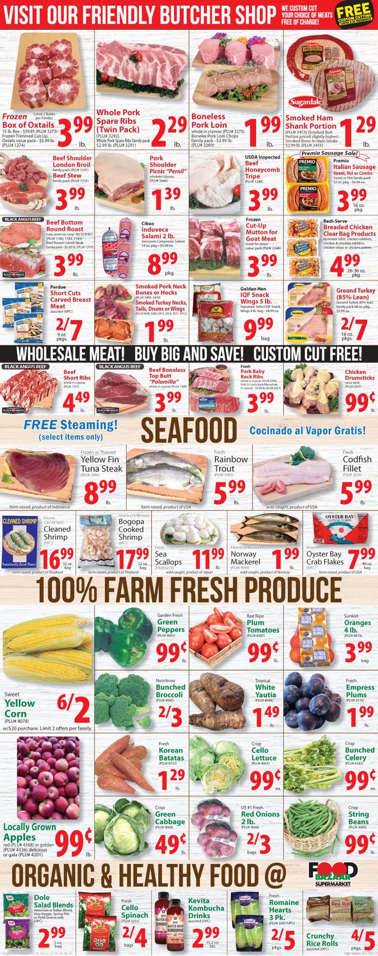 Food Bazaar Weekly Ad Sep 05 – Sep 11, 2019