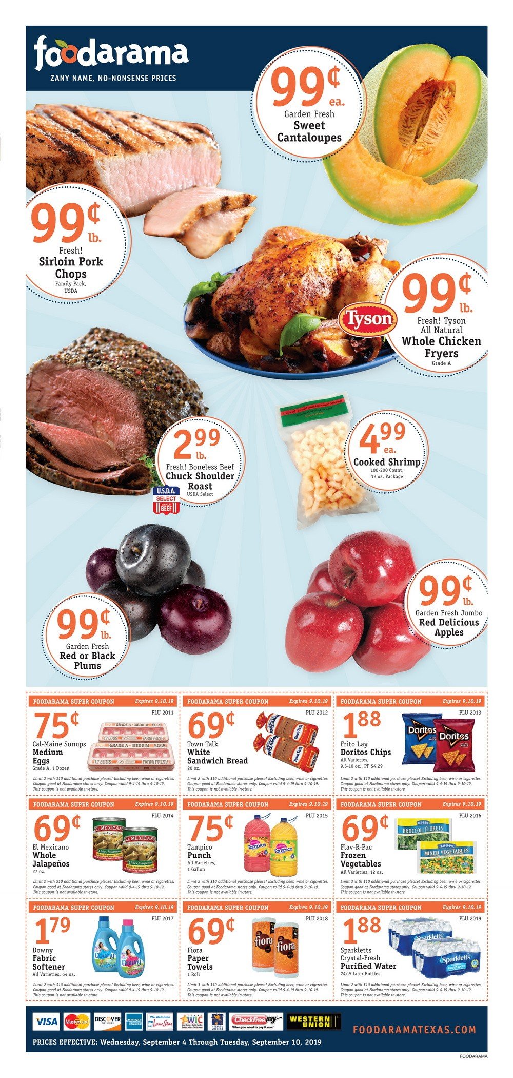 Foodarama Weekly Ad Sep 4 – Sep 10, 2019