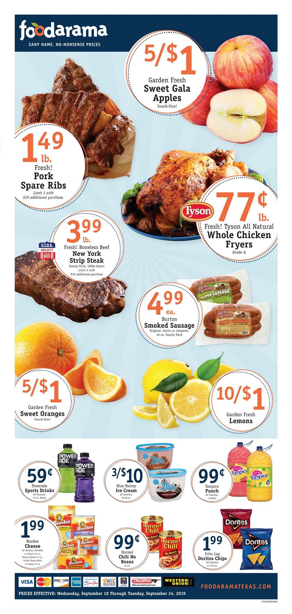 Foodarama Weekly Ad Sep 18 – Sep 24, 2019