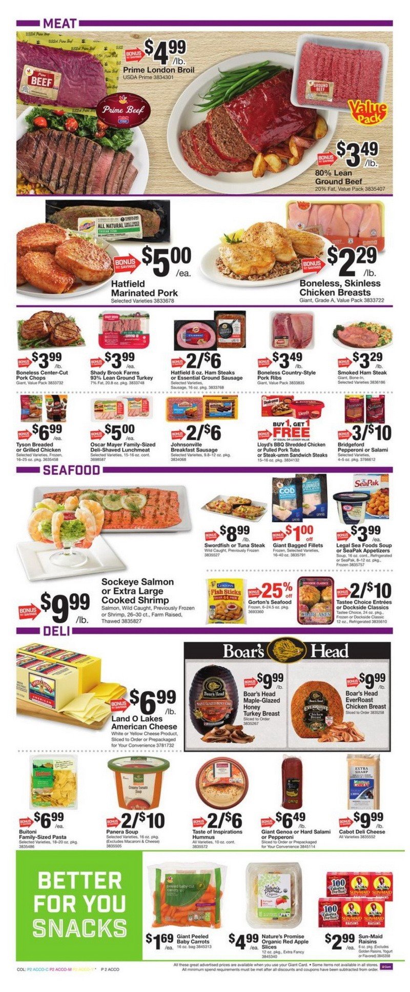 Giant Food Weekly Ad Sep 13 – Sep 19, 2019