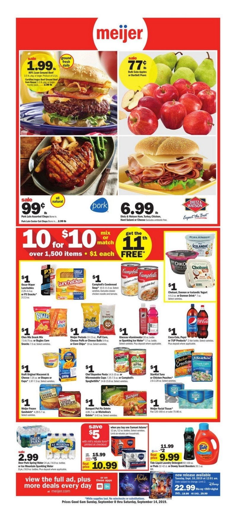 Meijer Weekly Ad Sep 08 – Sep 14, 2019