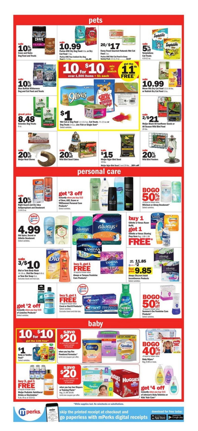 Meijer Weekly Ad Sep 08 – Sep 14, 2019