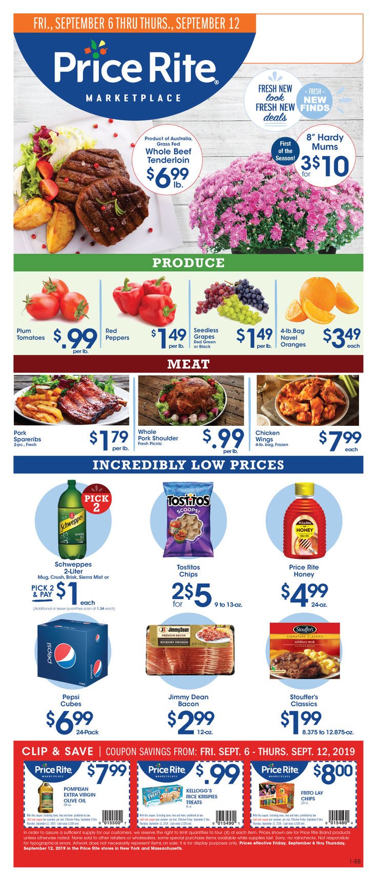 Price Rite Weekly Ad Sep 06 – Sep 12, 2019