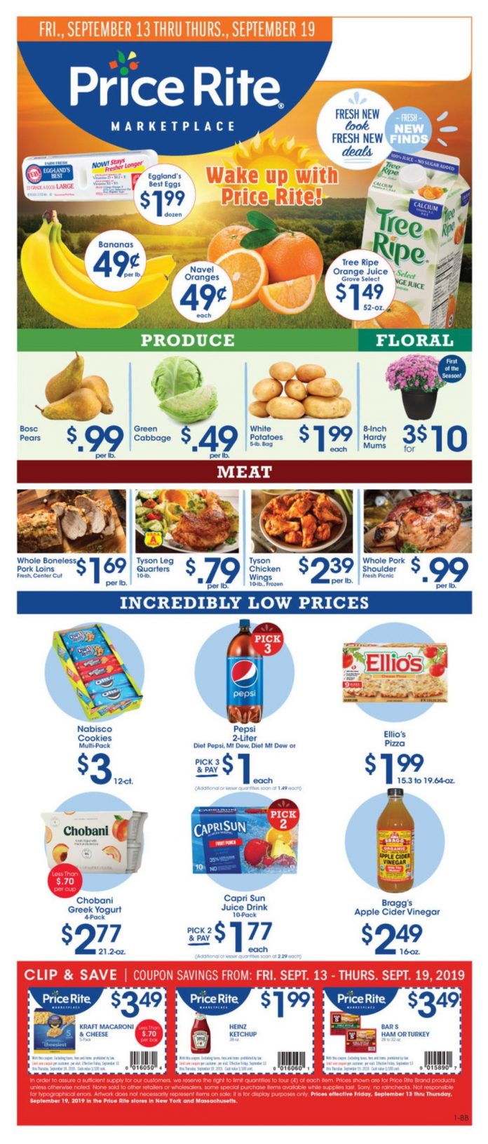 Price Rite Weekly Ad Sep 13 – Sep 19, 2019