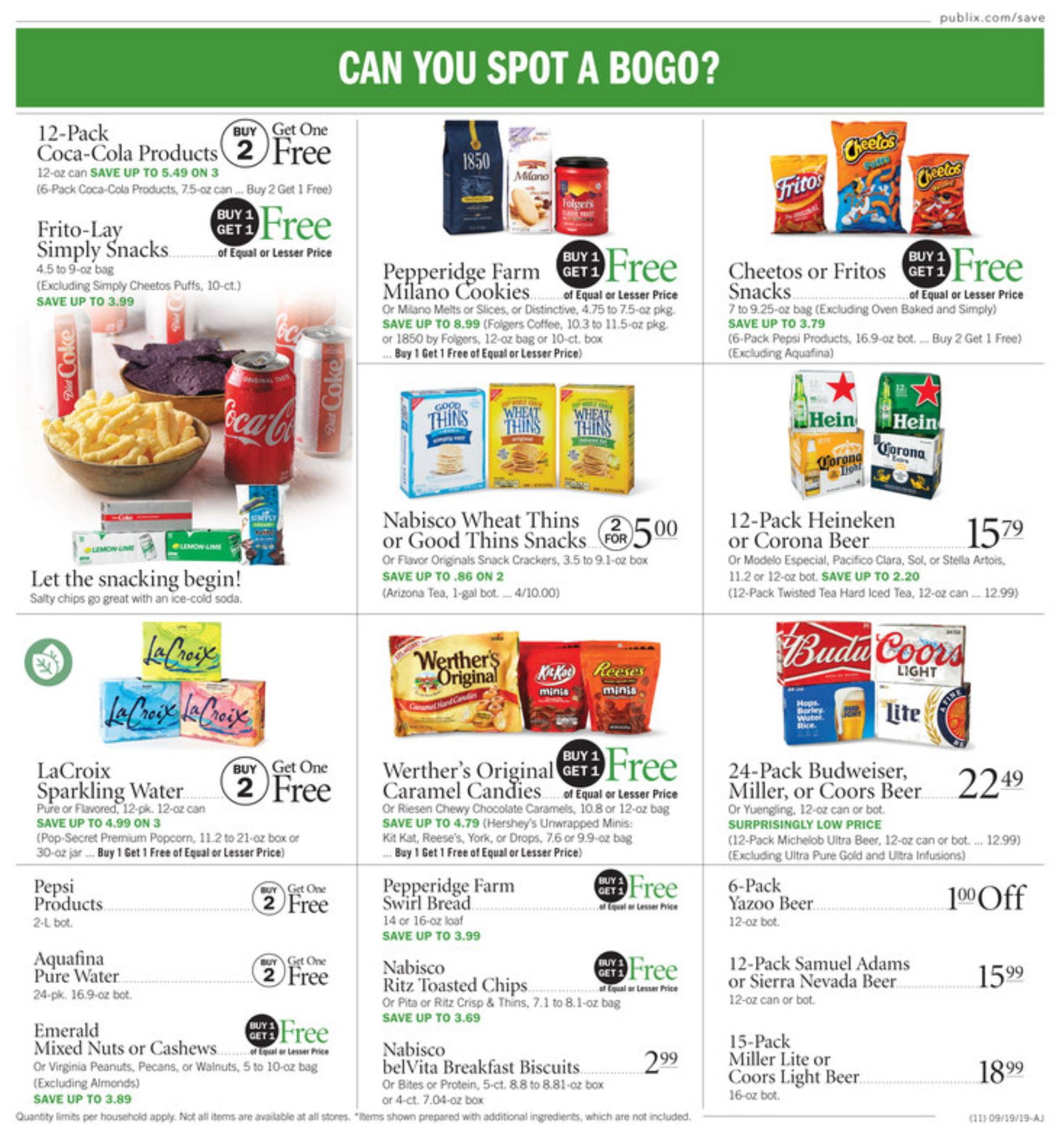 Publix Weekly Ad Sep 18 – Sep 24, 2019
