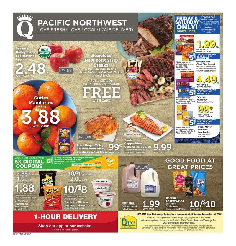 QFC Weekly Ad Sep 04 – Sep 10, 2019