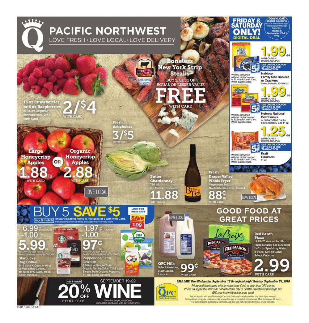 QFC Weekly Ad Sep 18 – Sep 24, 2019