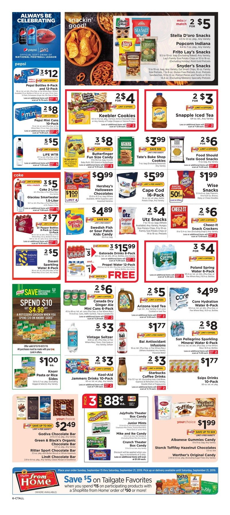 ShopRite Weekly Ad Sep 15 – Sep 21, 2019