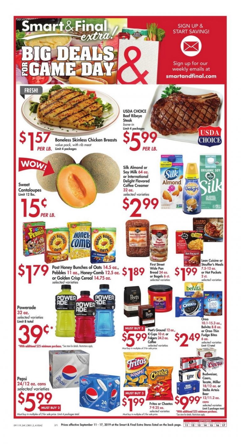 Smart & Final Weekly Ad Sep 11 – Sep 17, 2019