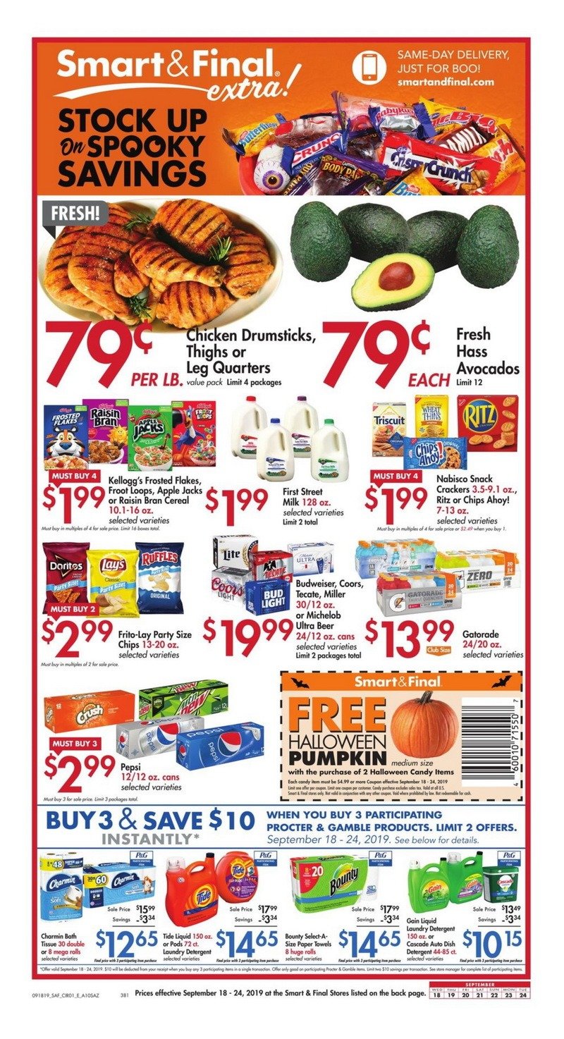 Smart & Final Weekly Ad Sep 18 – Sep 24, 2019