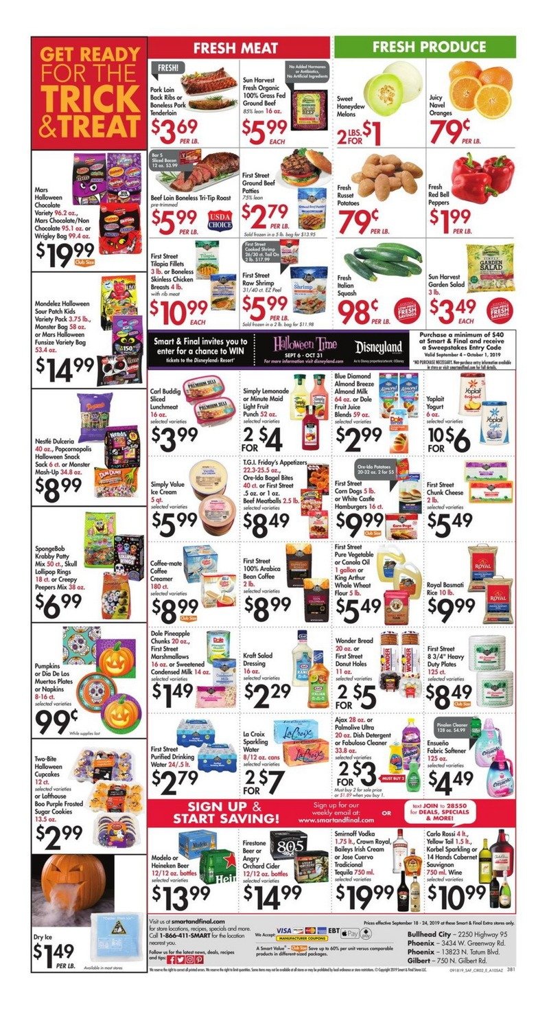 Smart & Final Weekly Ad Sep 18 – Sep 24, 2019