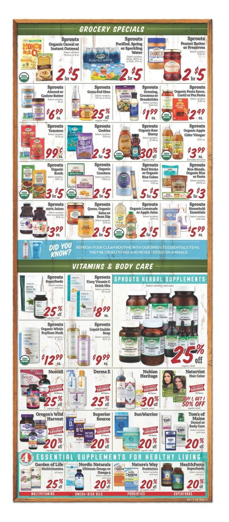 Sprouts Weekly Ad Sep 11 – Sep 18, 2019