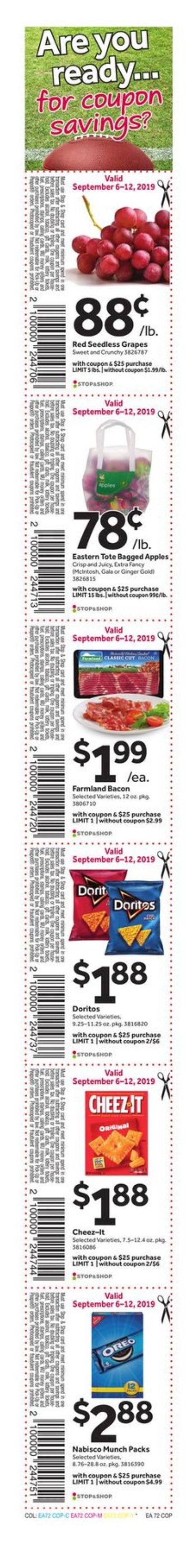 Stop & Shop Weekly Circular Sep 06 – Sep 12, 2019