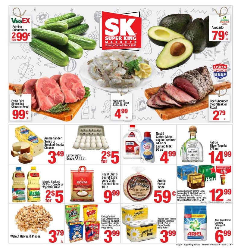 Super King Weekly Ad Sep 18 – Sep 24, 2019