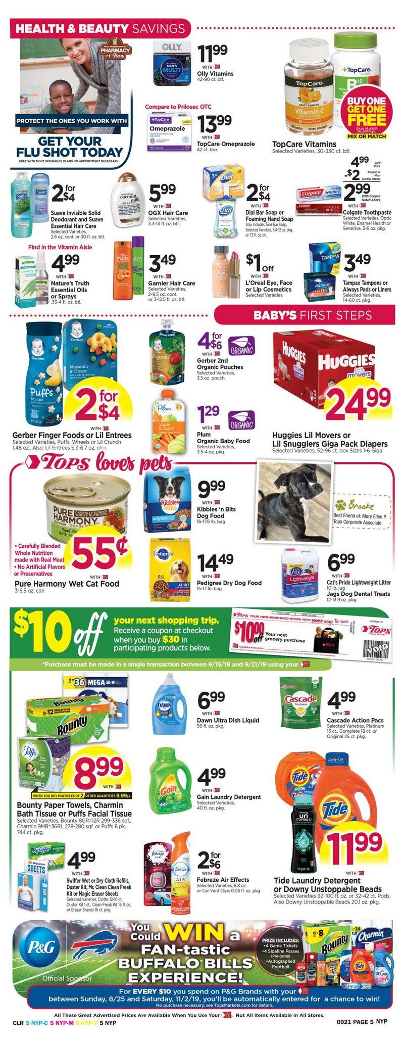 Tops Weekly Circular Sep 15 – Sep 21, 2019