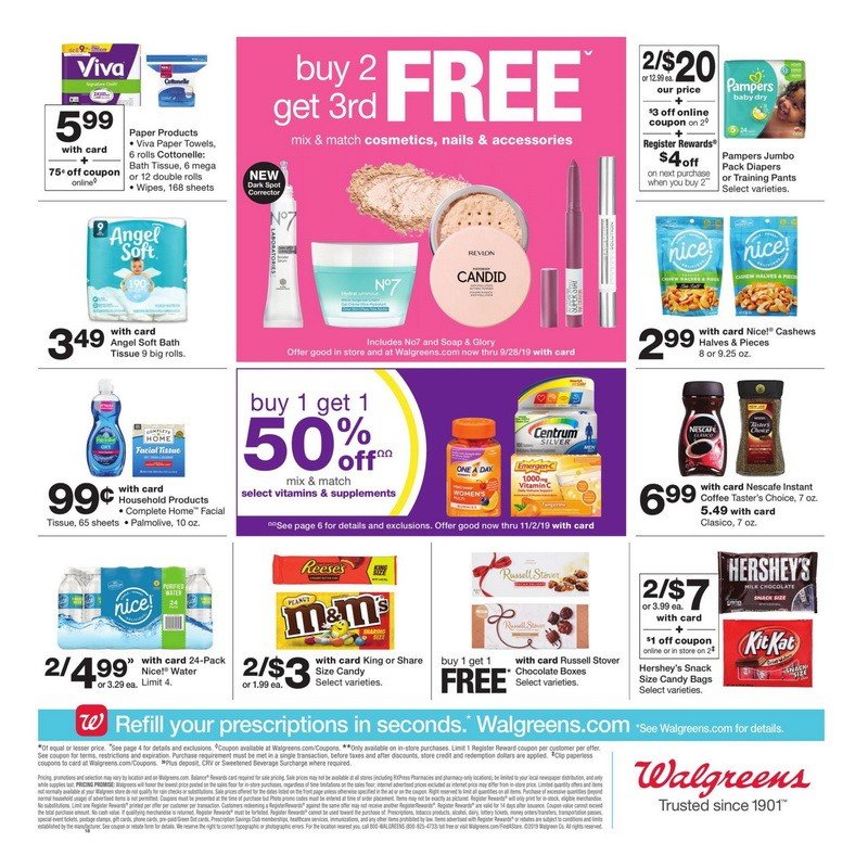 Walgreens Weekly Ad Sep 08 – Sep 14, 2019