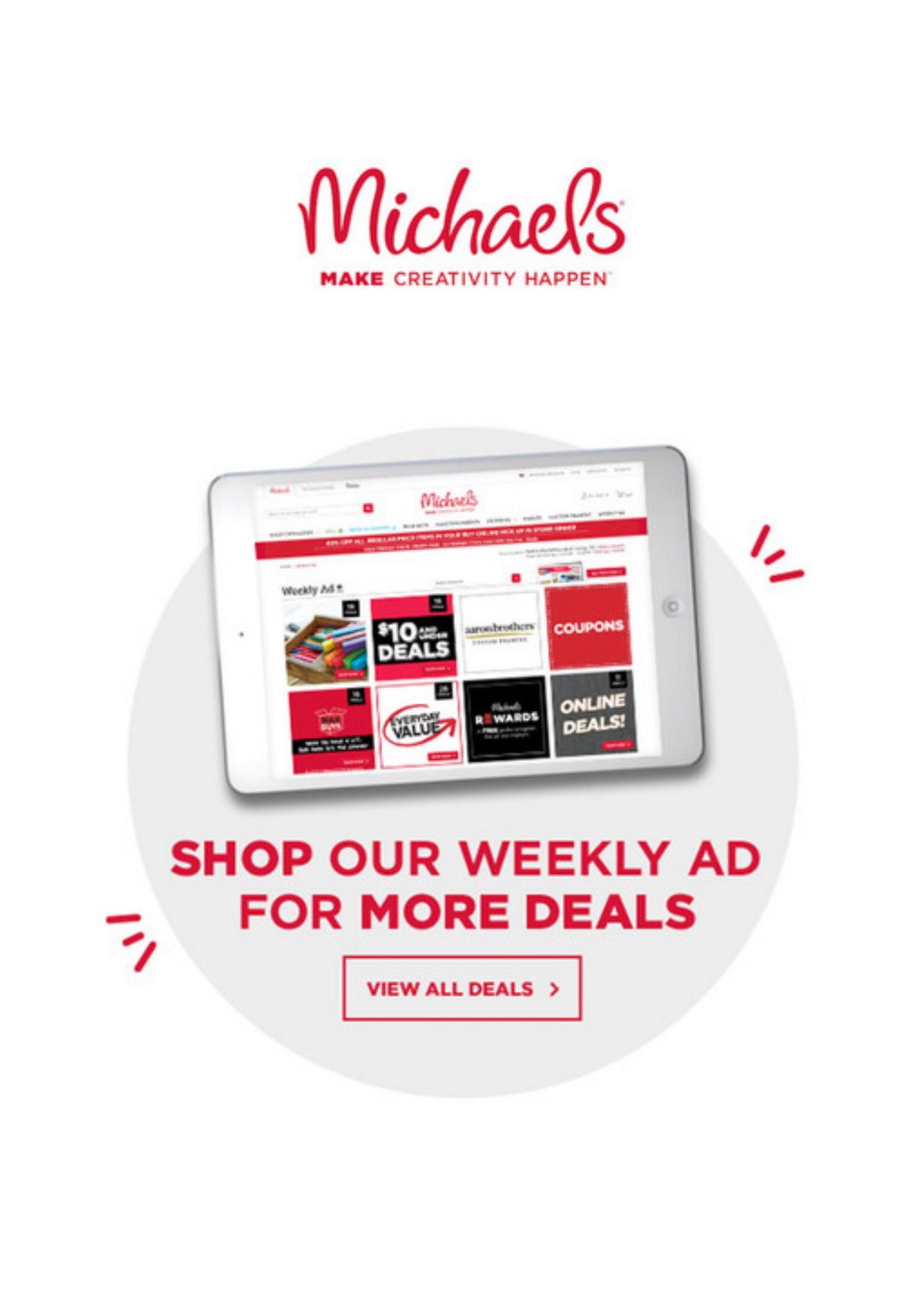 Michaels Weekly Ad Sep 13 – Sep 21, 2019
