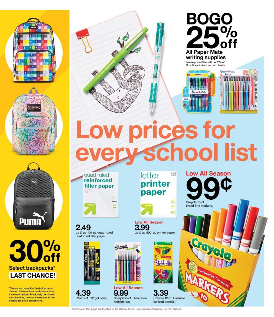 Target Weekly Ad Sep 1 – Sep 7, 2019