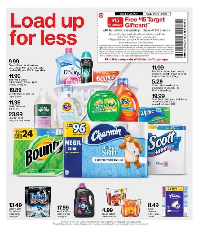 Target Weekly Ad Sep 15 – Sep 21, 2019