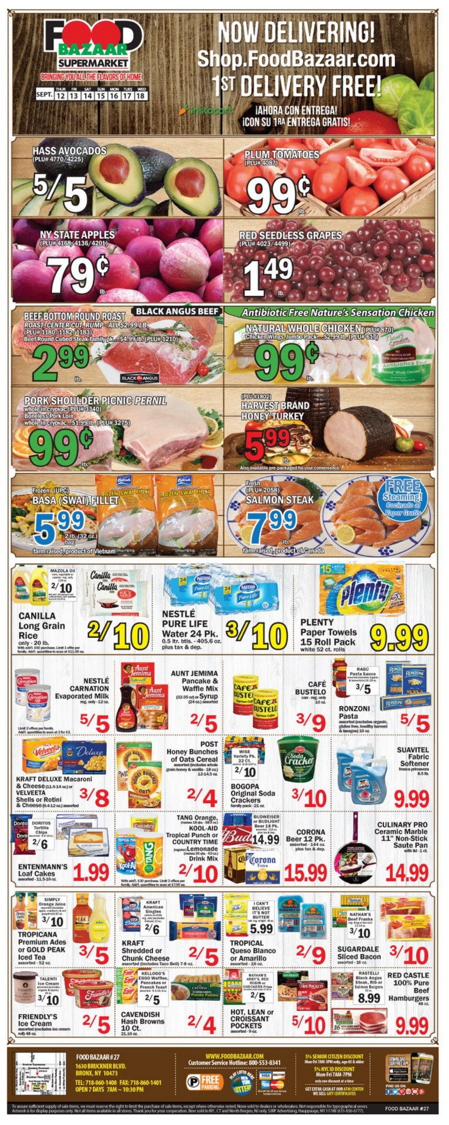 Food Bazaar Weekly Ad Sep 12 – Sep 18, 2019