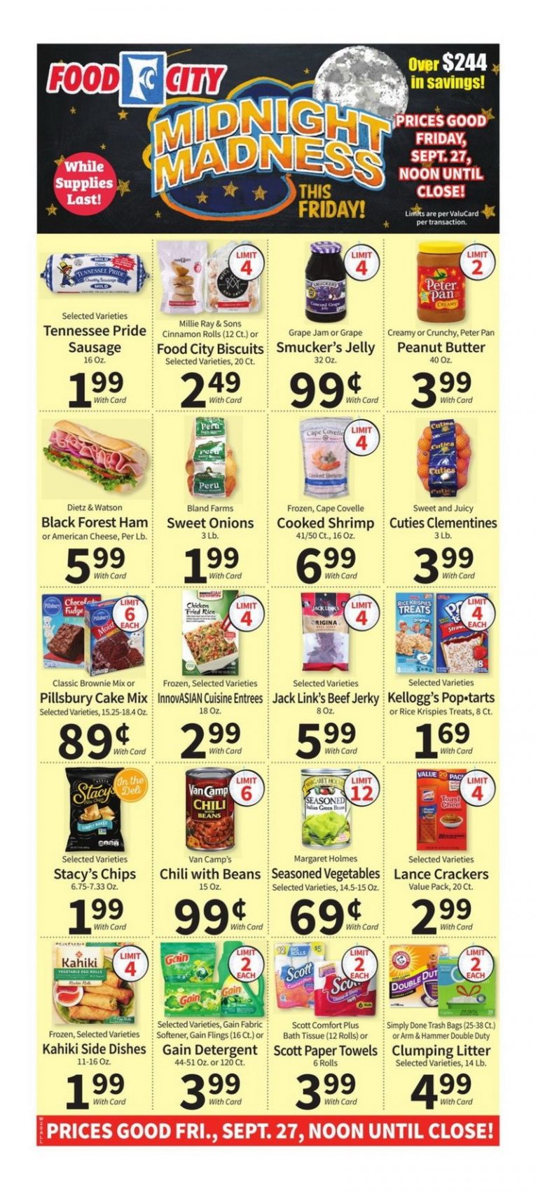 Food City Weekly Ad Sep 25 – Oct 01, 2019