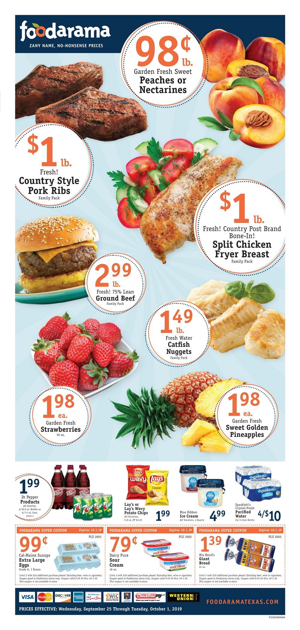 Foodarama Weekly Ad Sep 25 – Oct 1, 2019