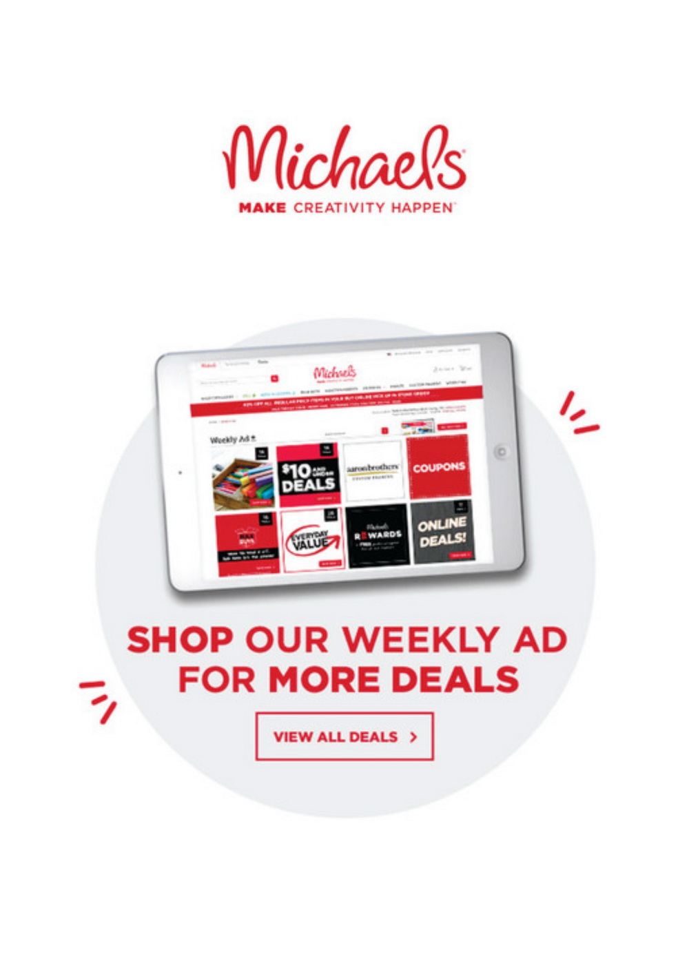 Michaels Weekly Ad Sep 22 – Sep 28, 2019
