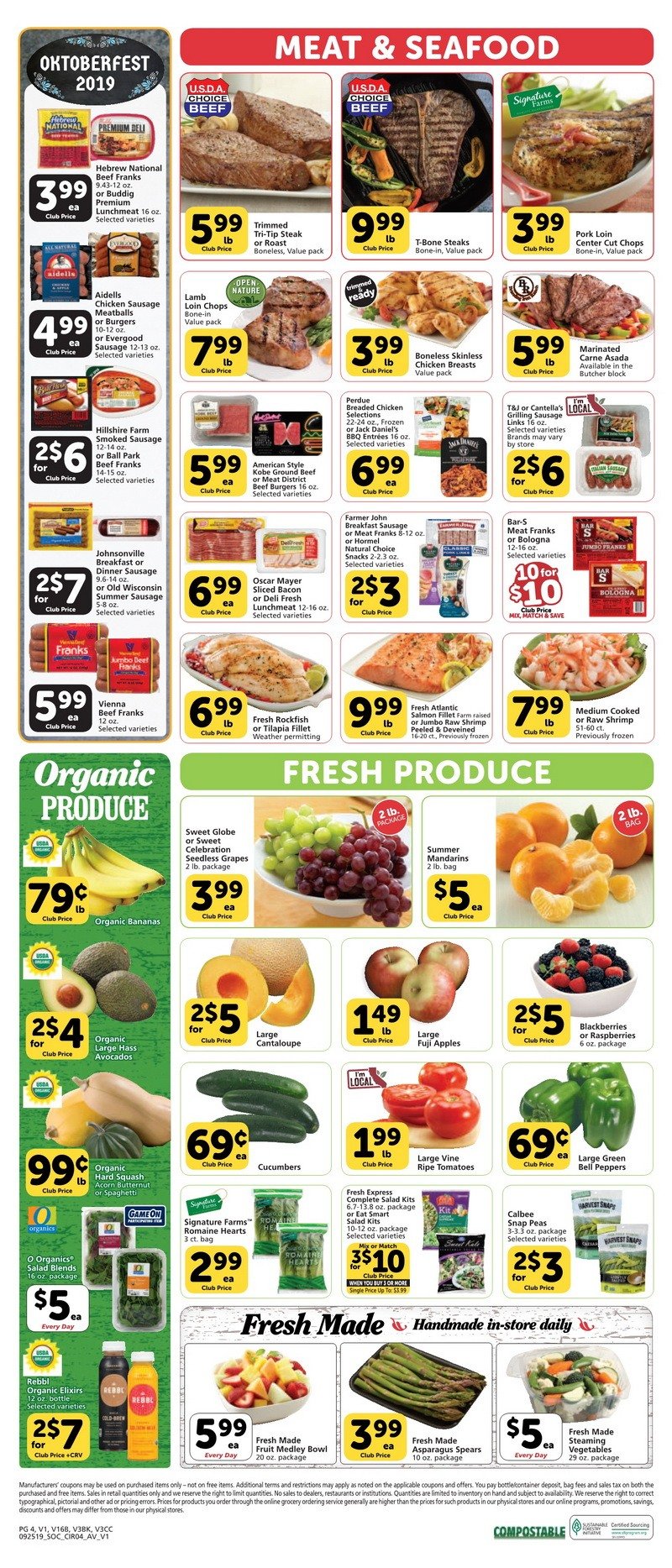 Vons Weekly Ad Sep 25 – Oct 01, 2019