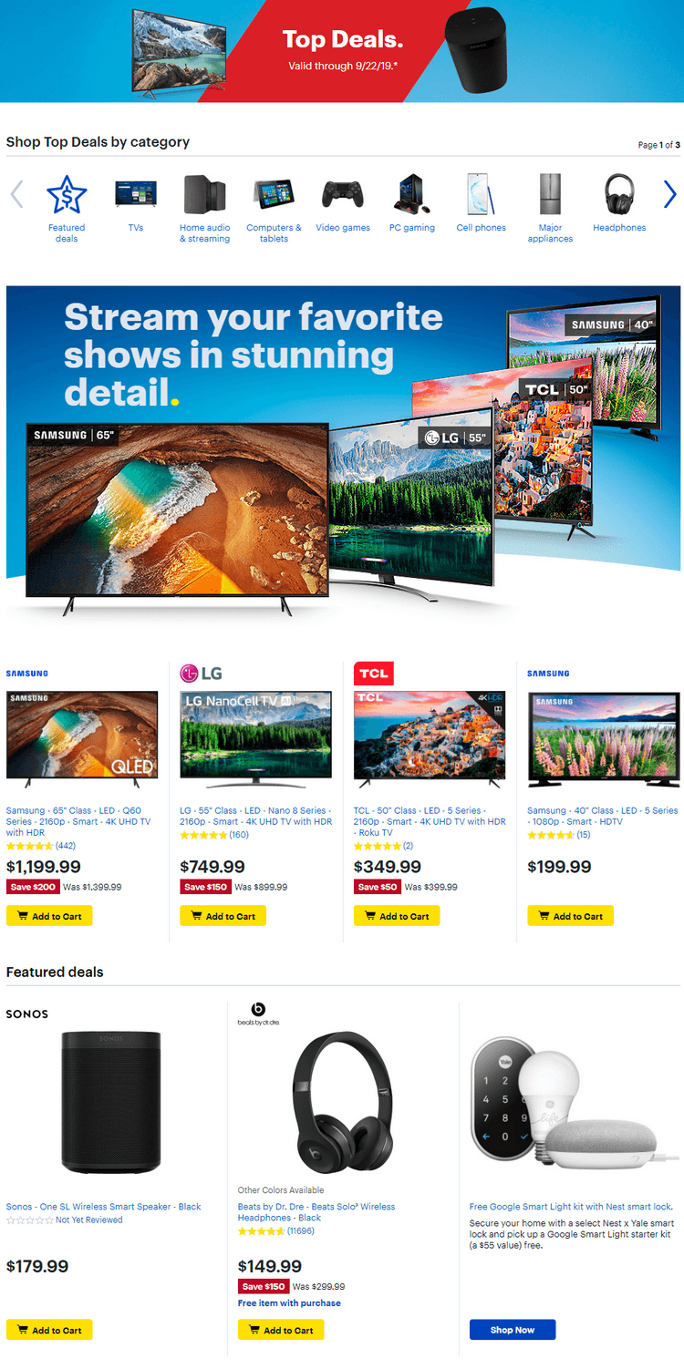 Best Buy Weekly Ad Aug 20 – Aug 22, 2019