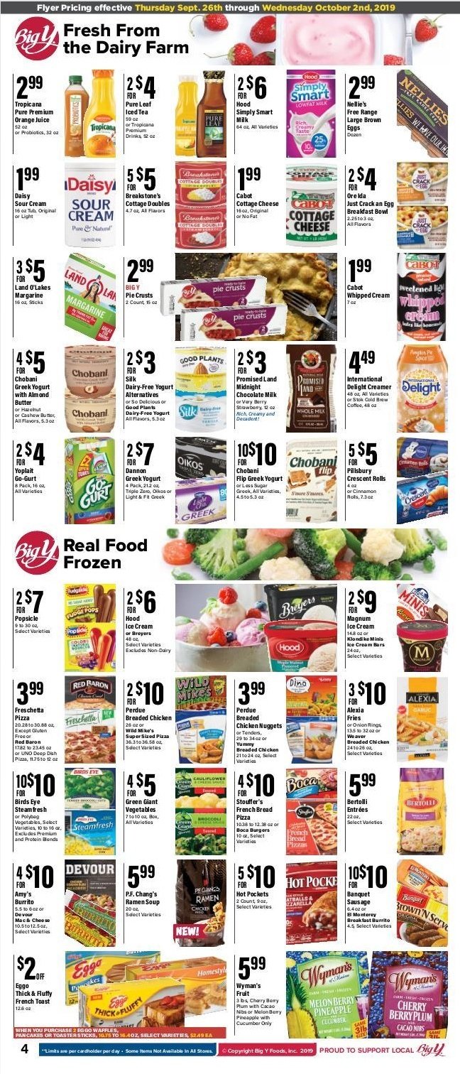 Big Y Weekly Flyer Sep 26 – Oct 2, 2019