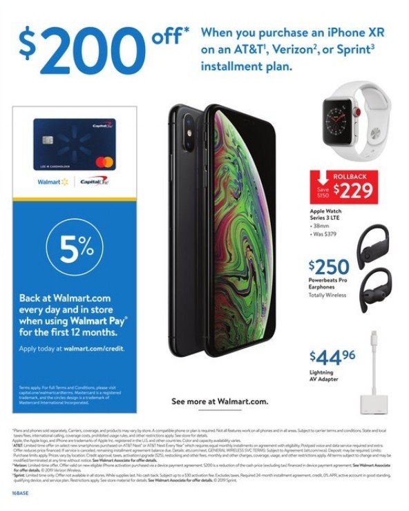 Walmart Weekly Ad Sep 27 – Oct 12, 2019