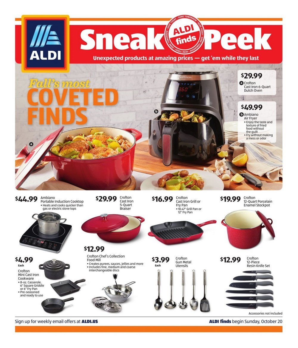 Aldi Weekly Ad Oct 20 – Oct 26, 2019