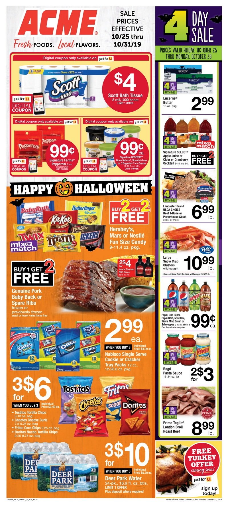 Acme Weekly Ad Oct 25 – Oct 31, 2019