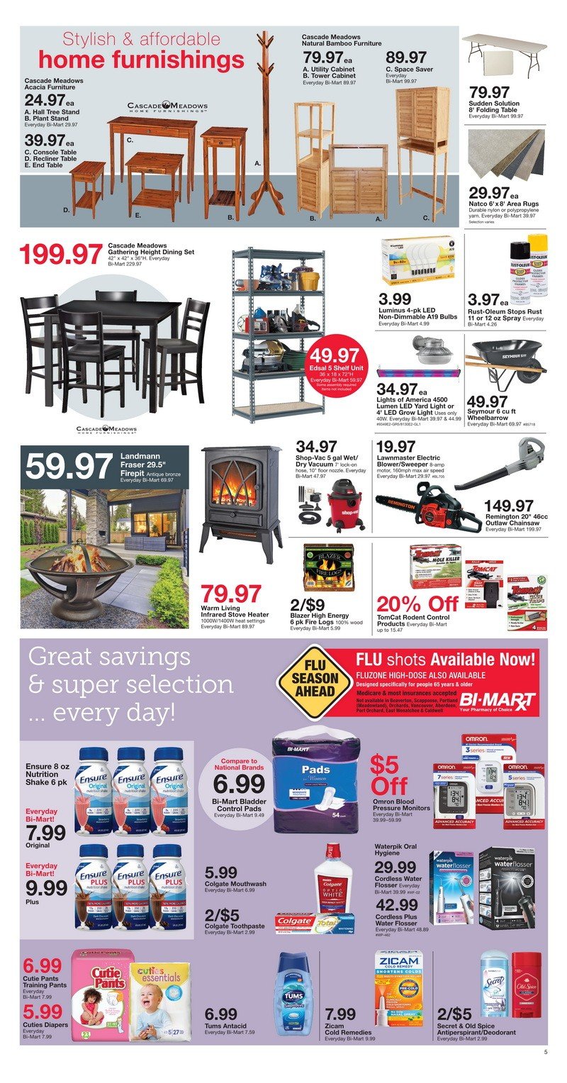Bi Mart Weekly Ad Oct 24– Oct 30, 2019