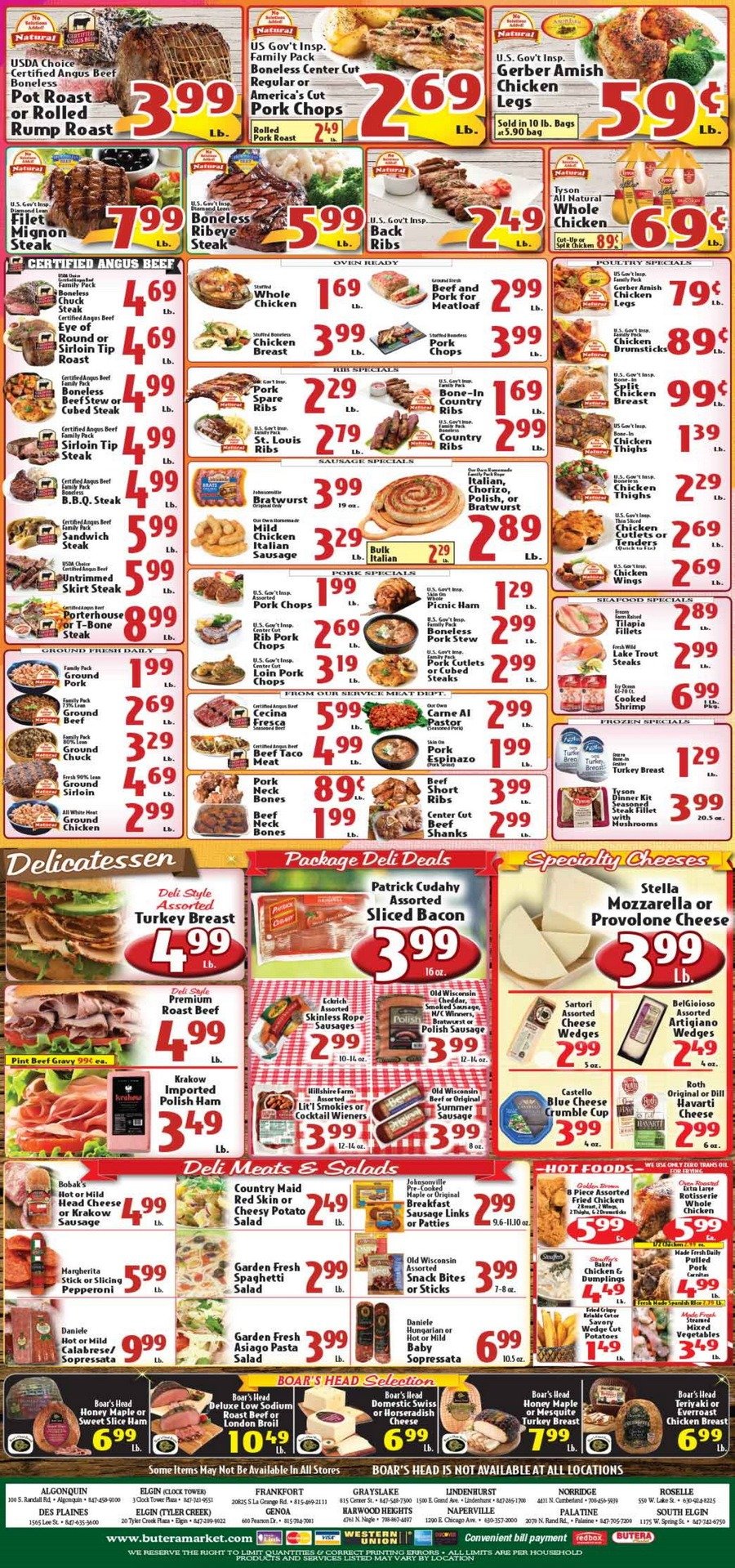 Butera Weekly Ad Oct 9 – Oct 15, 2019