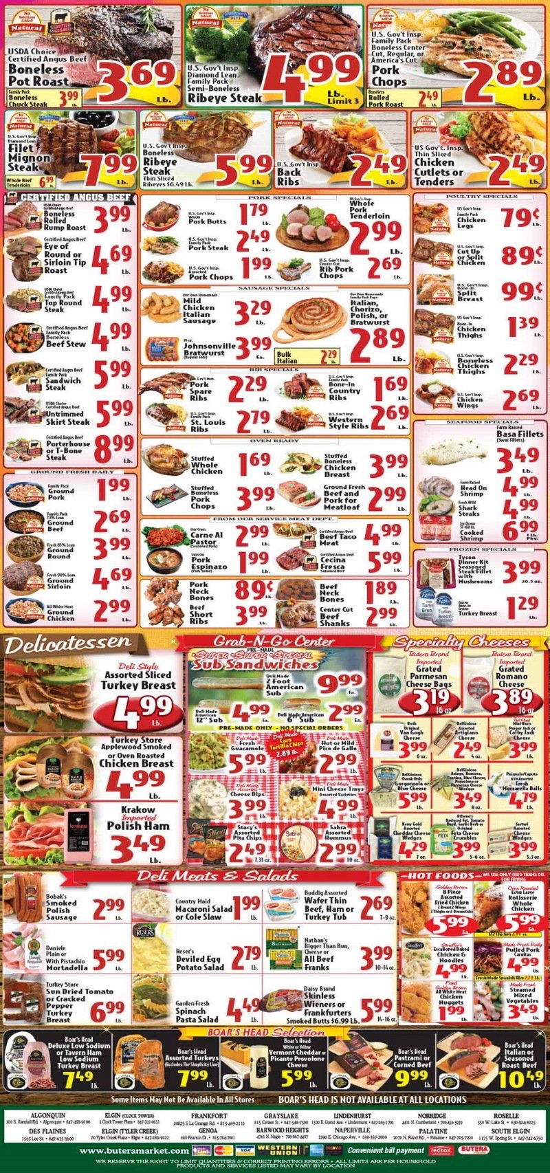 Butera Weekly Ad Oct 23 – Oct 29, 2019