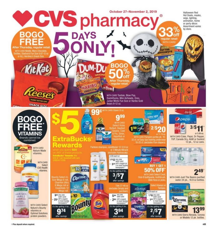 CVS Weekly Ad Oct 27 – Nov 02, 2019