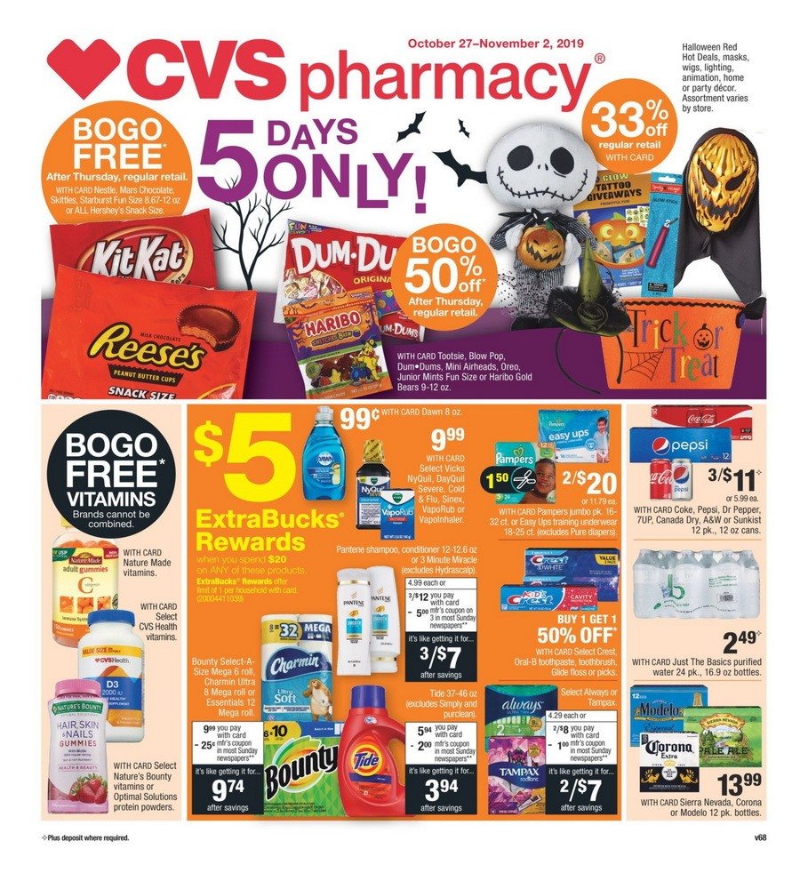 CVS Weekly Ad Oct 27 – Nov 02, 2019