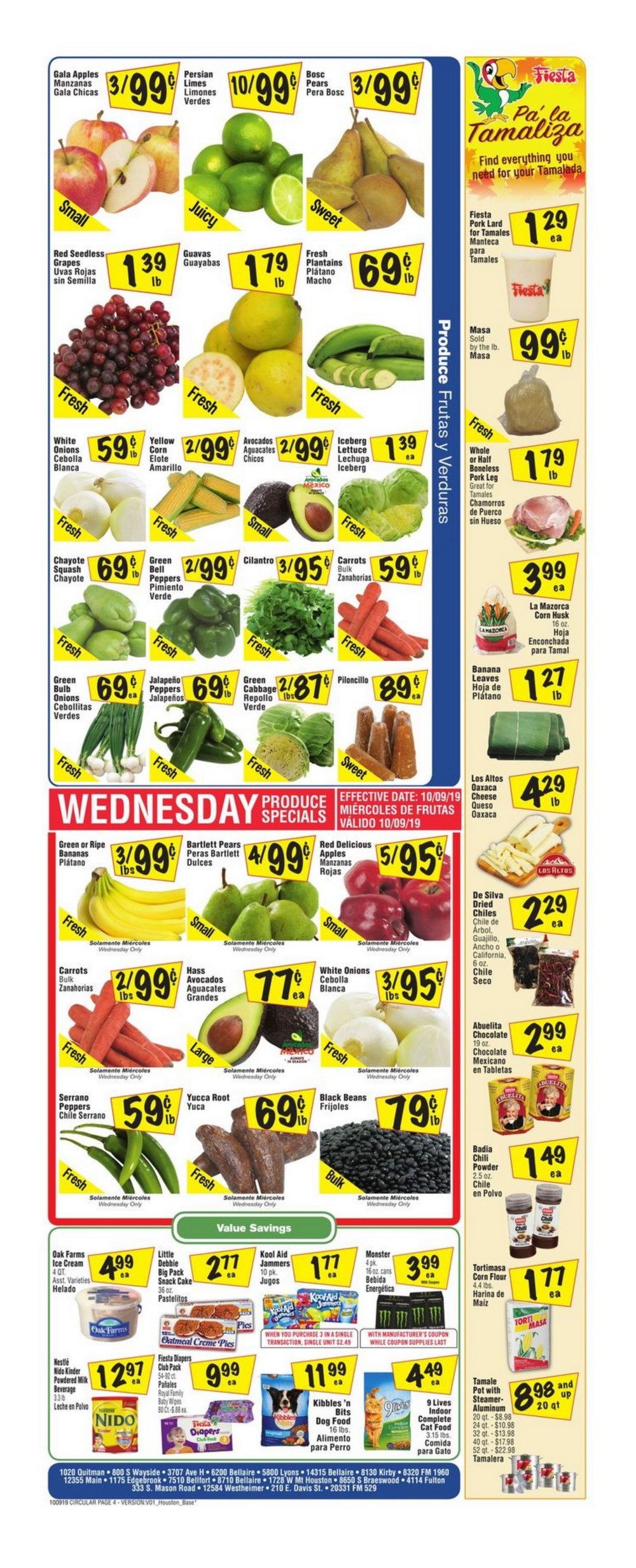 Fiesta Mart Weekly Ad Oct 9 – Oct 15, 2019